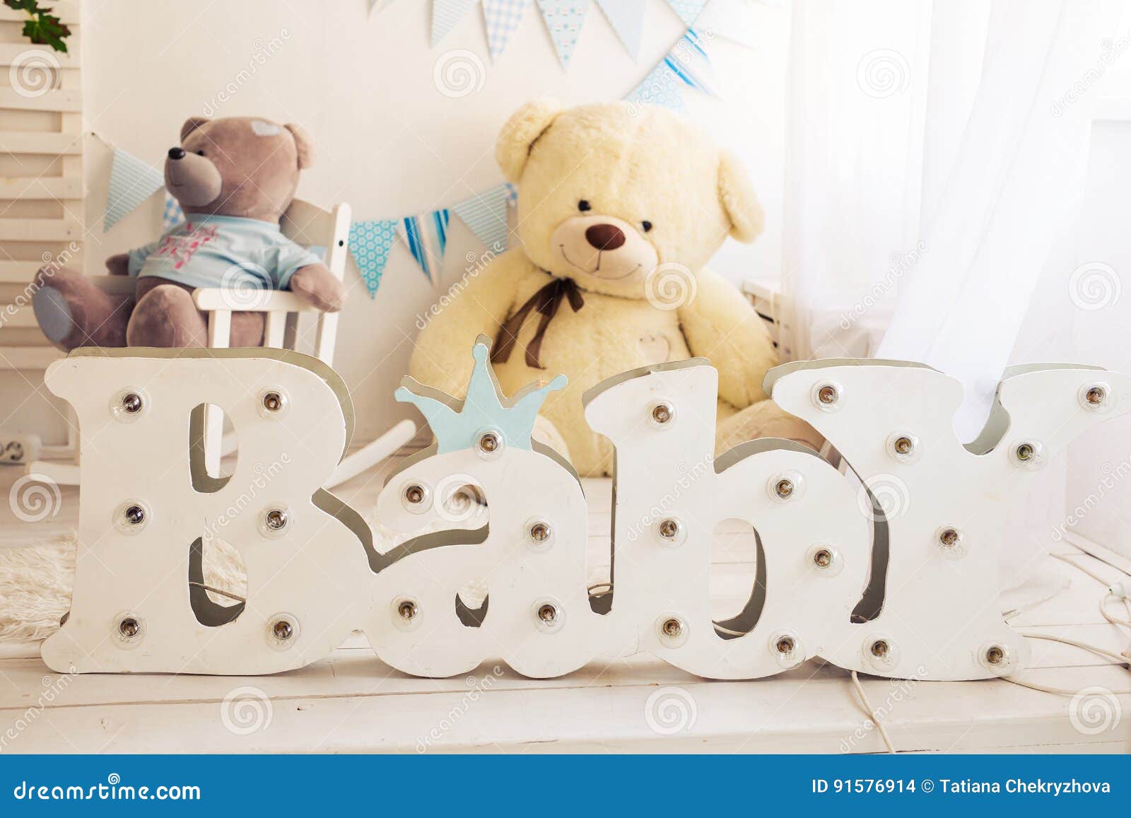 Word baby in the bedroom stock photo. Image of fresh - 91576914