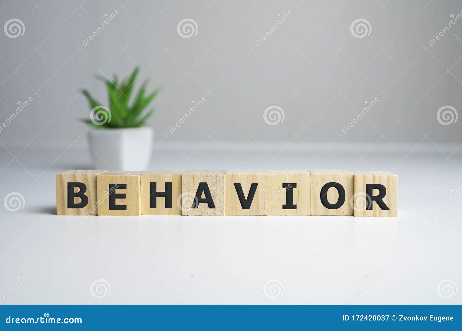 Word BEHAVIOR Made with Wood Building Blocks,stock Image Stock Image ...