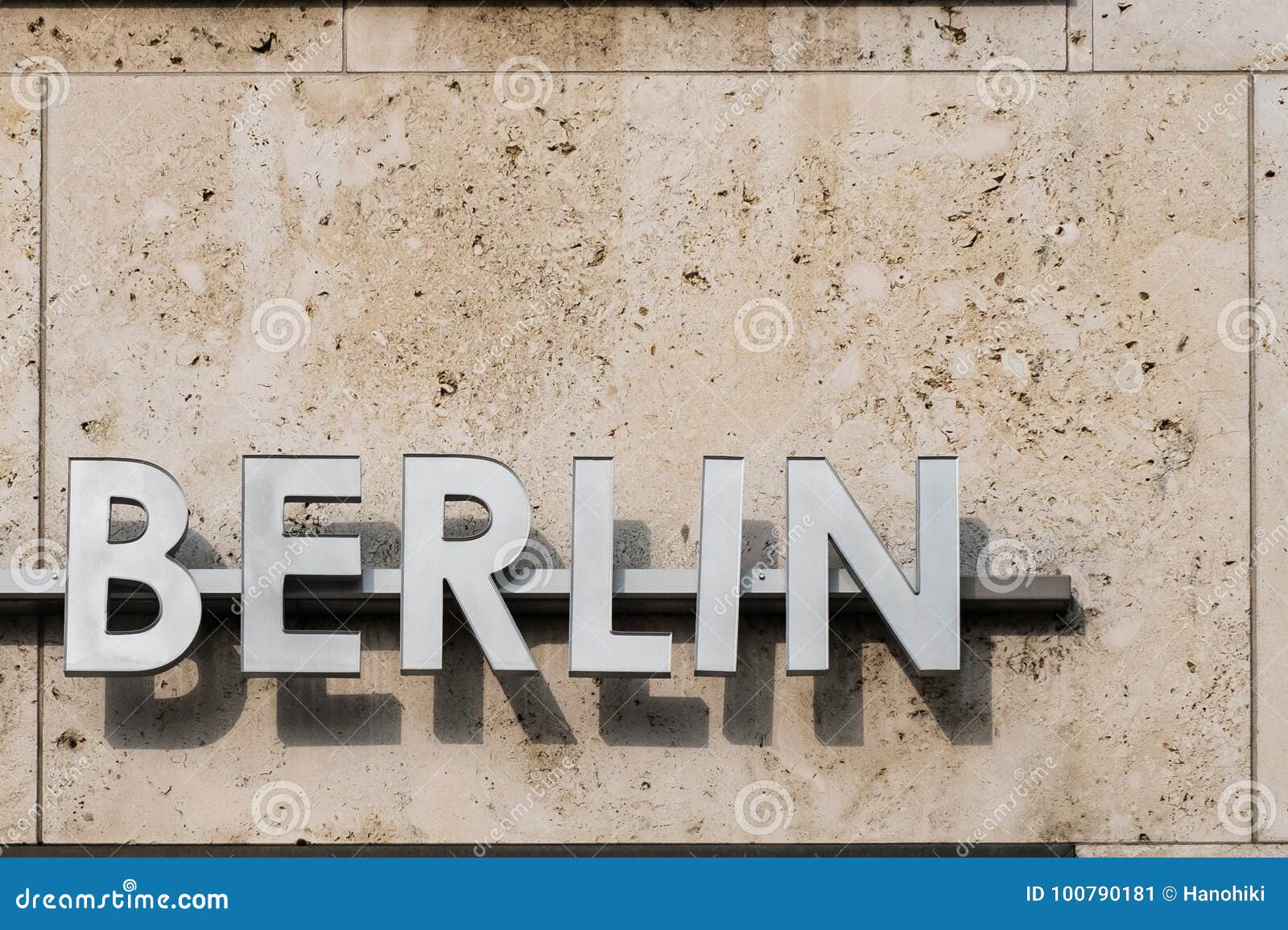 Word Berlin on Wall , Berlin Capital 3d Letters Stock Image - Image of ...