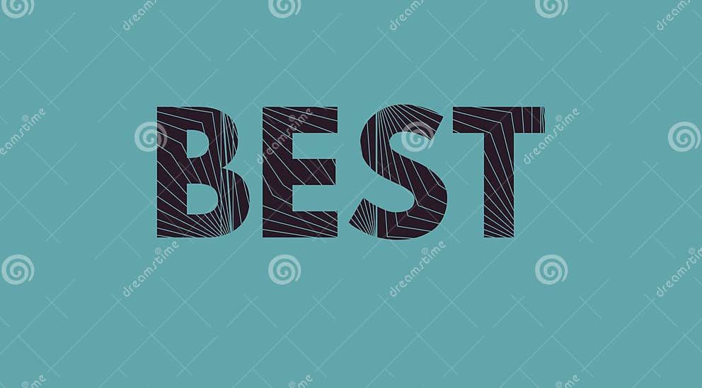 Word Best Representing Concept , Best Text ,best Word Stock ...