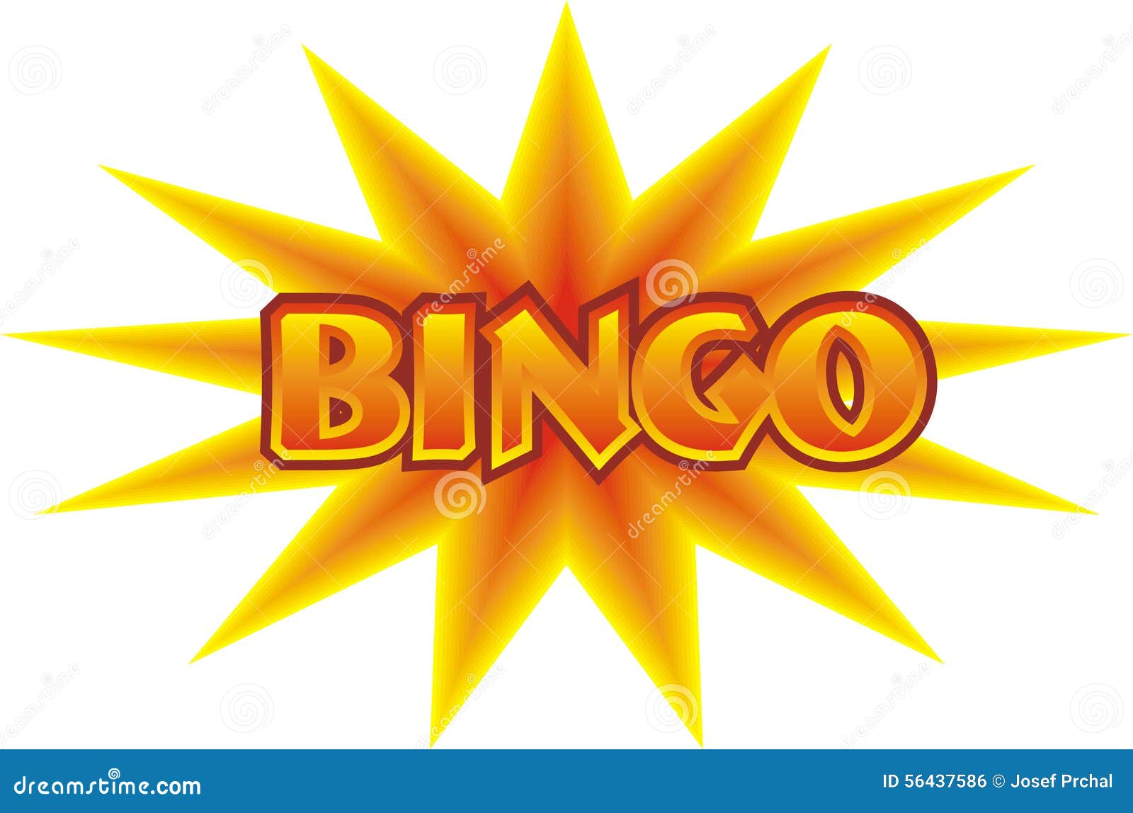 The Word Bingo Spelled Out With Bouncing Balls Stock Photo ...