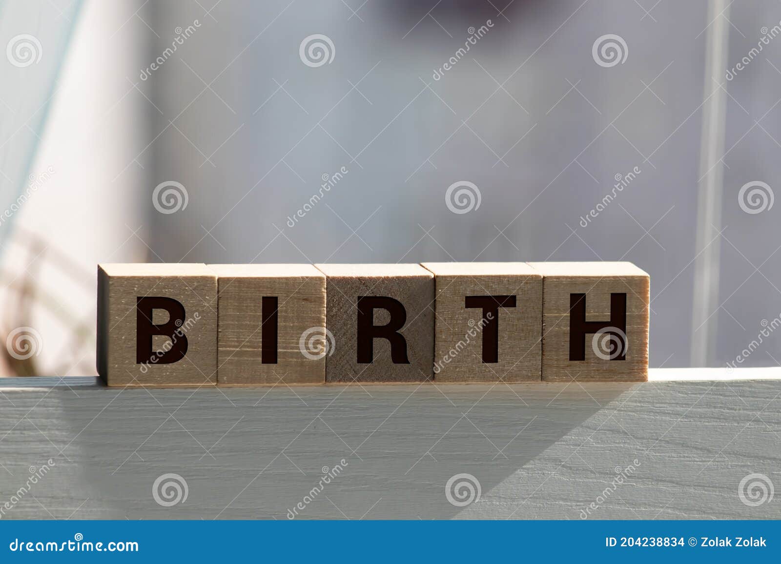 The Word Birth Made of Magnetic Letters Stock Photo - Image of letters ...