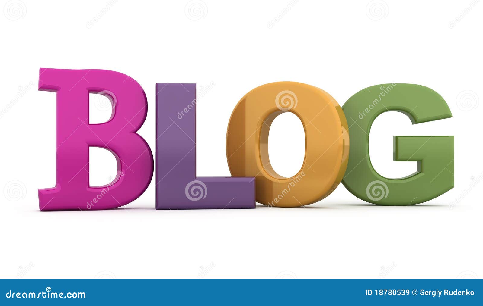 The word blog stock illustration. Illustration of communications - 18780539