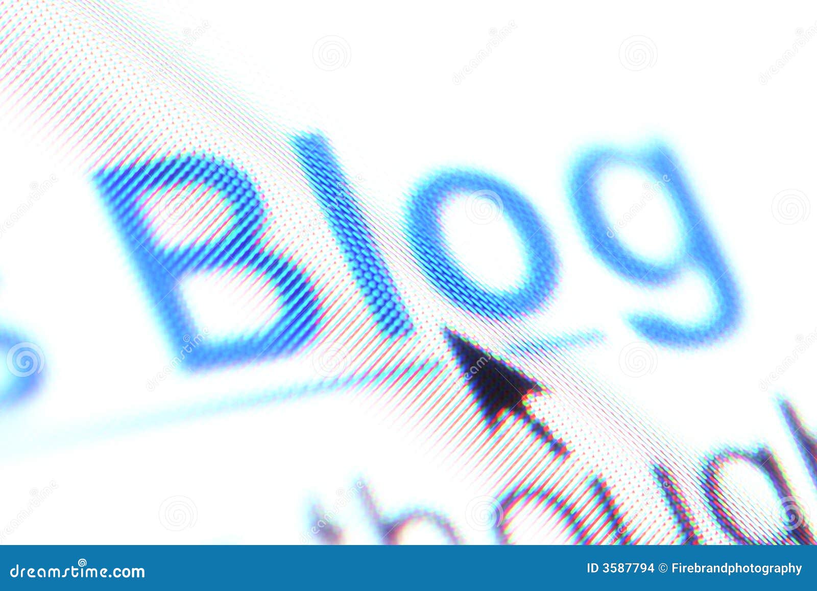 The Word Blog As a Hyperlink Stock Photo - Image of opinion, cursor ...