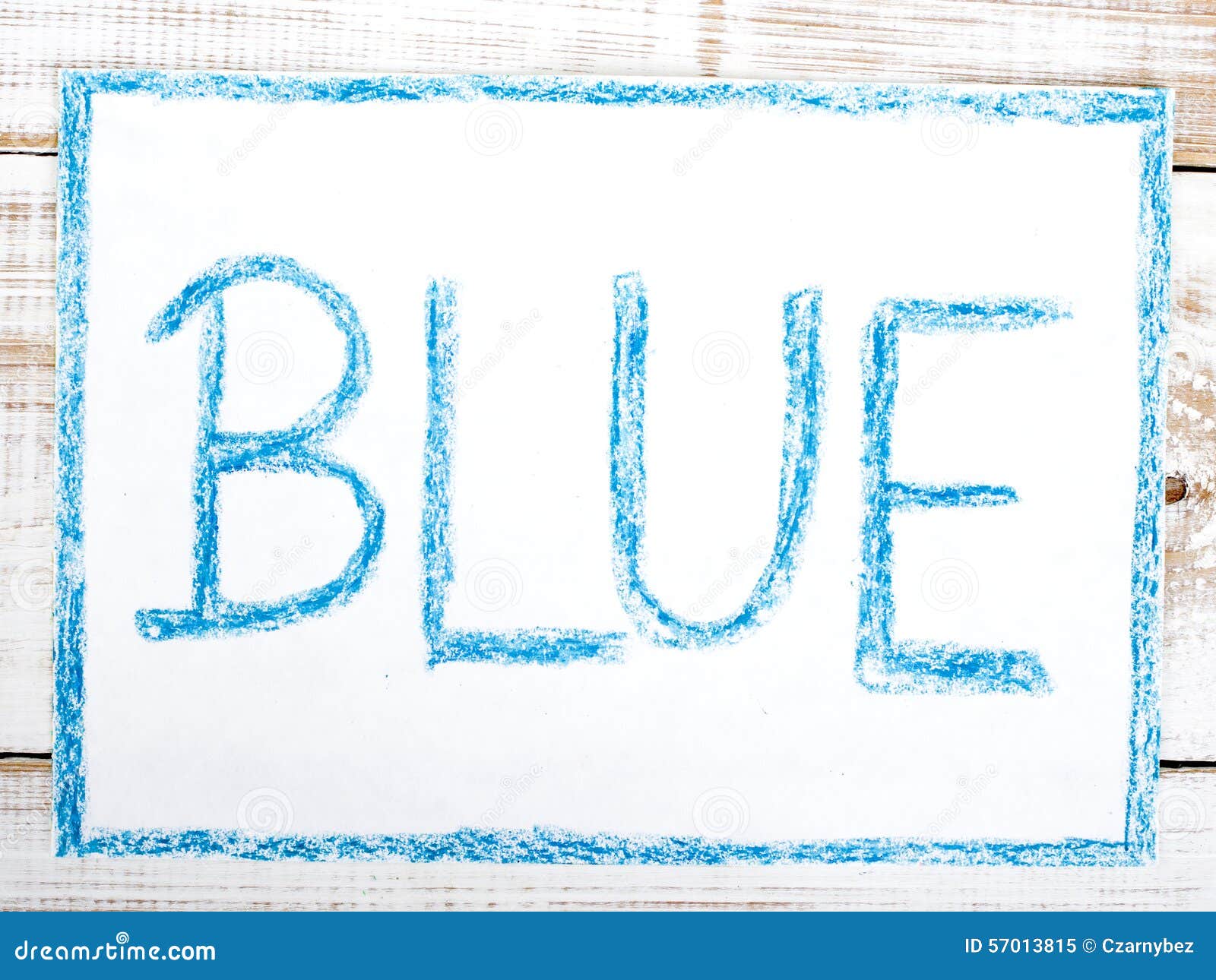 Word BLUE stock illustration. Illustration of paper, blue - 57013815