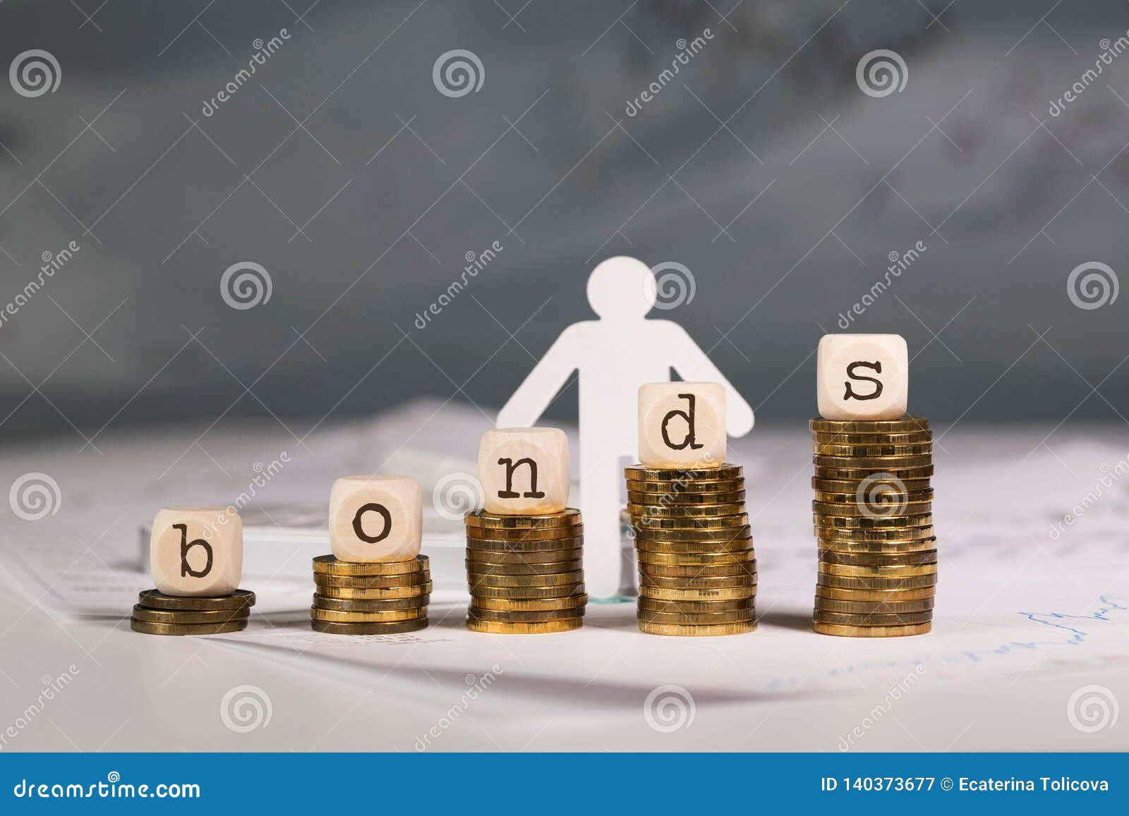 Word BONDS Composed of Wooden Letters Stock Image - Image of chart ...