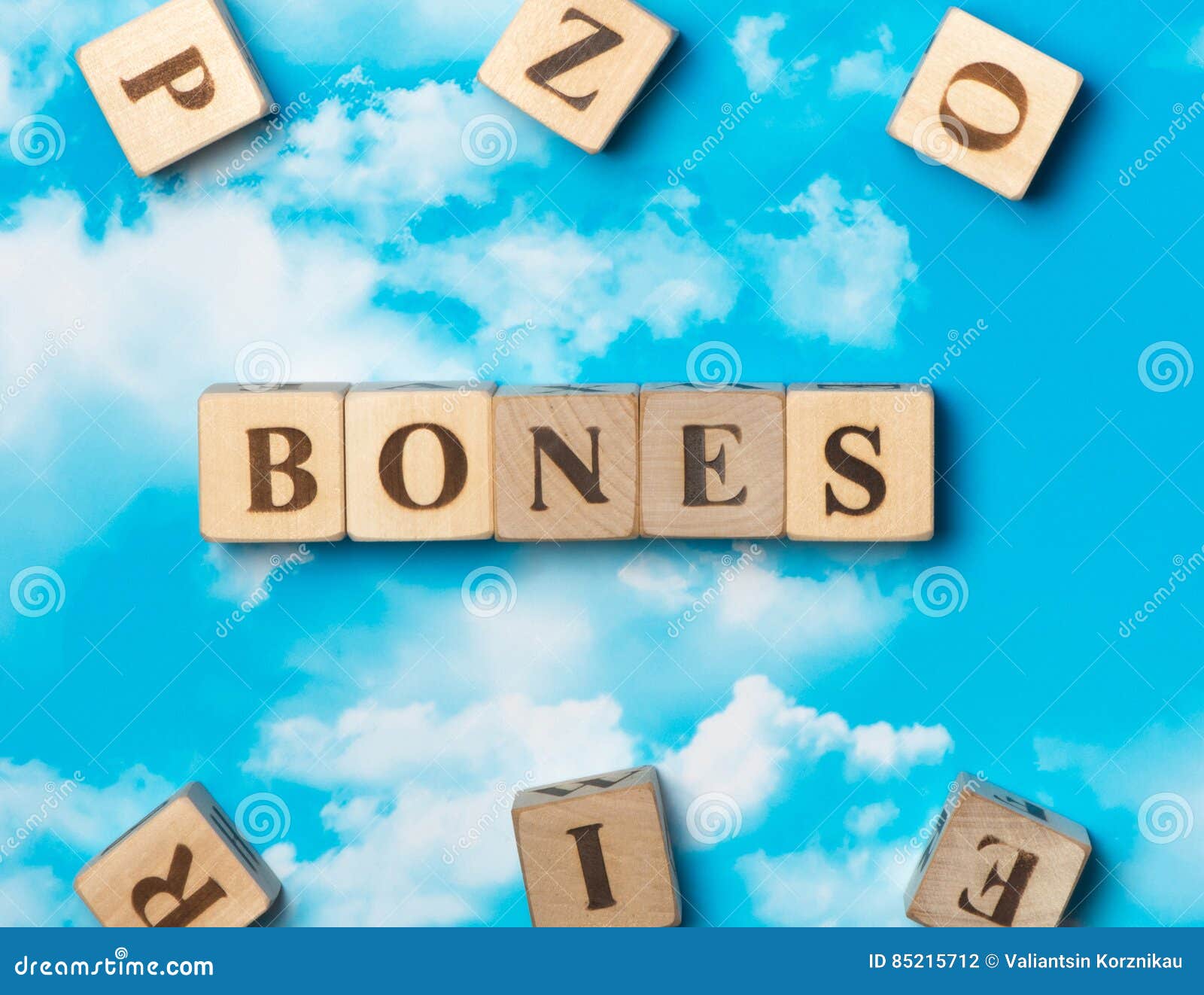 The word Bones stock photo. Image of meal, concept, abstract - 85215712