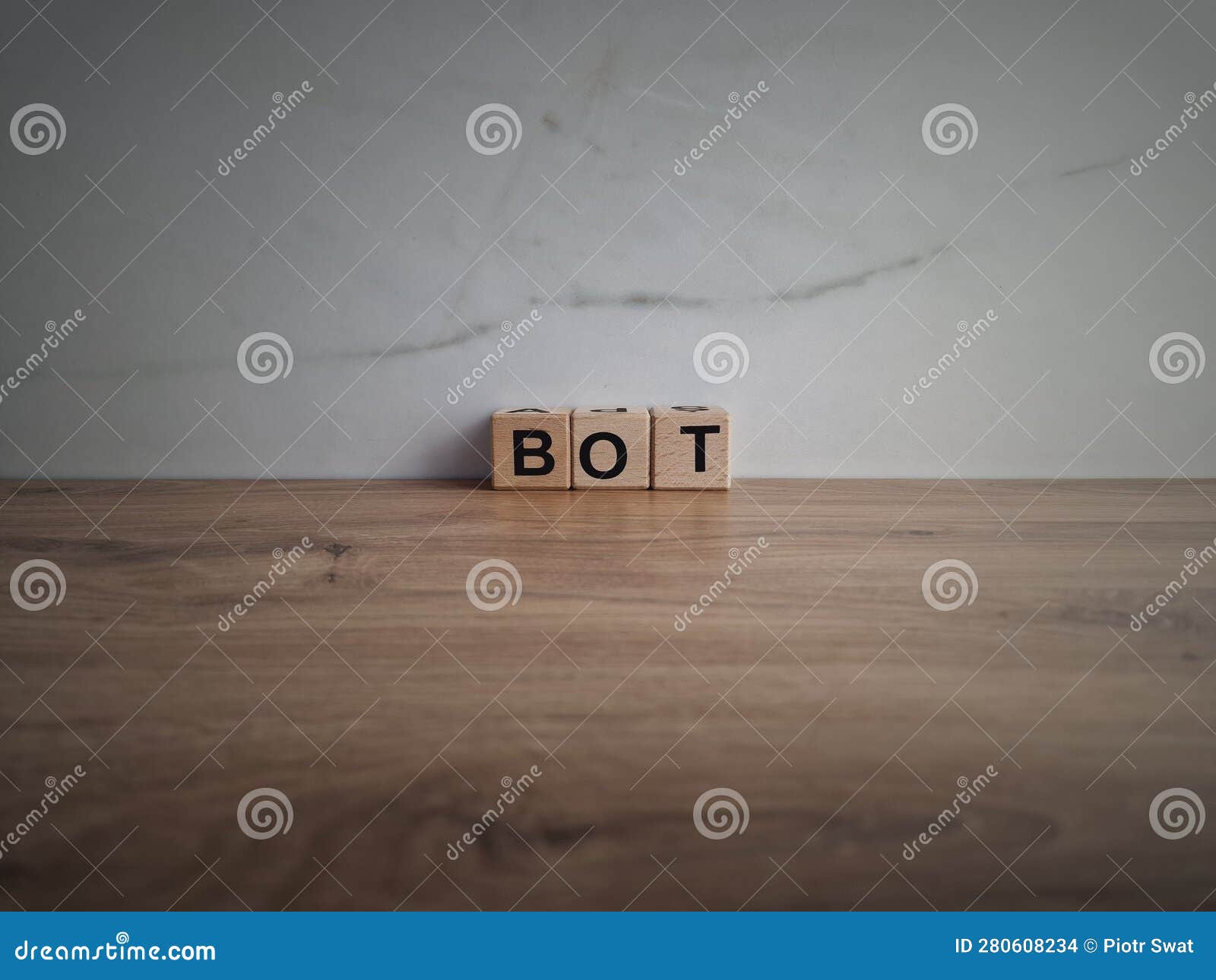 Word Bot from Wooden Blocks Stock Photo - Image of viral, computer ...
