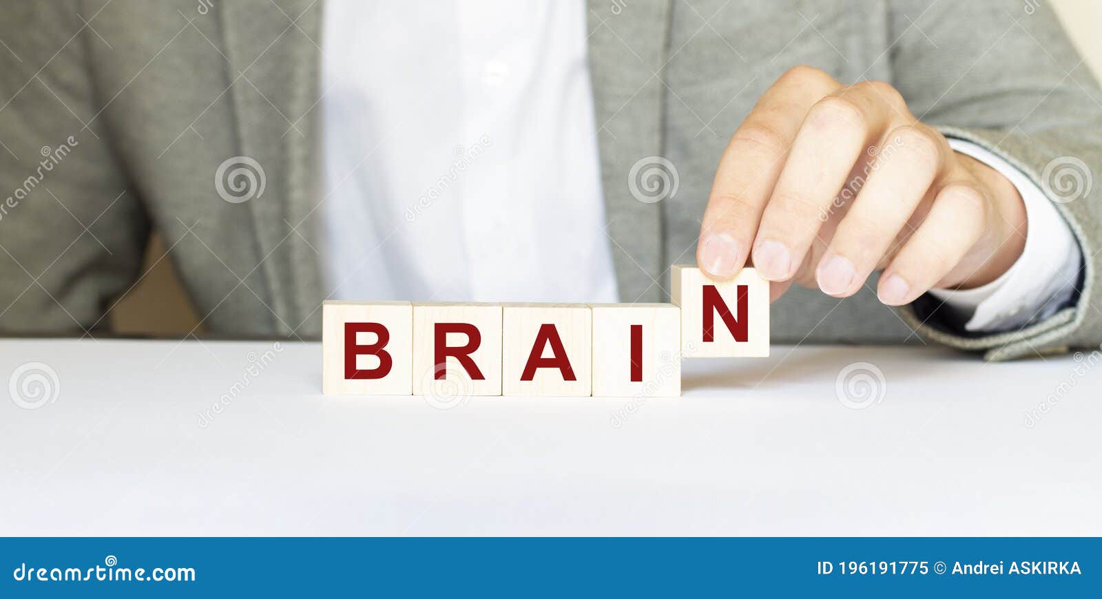 Word BRAIN Made with Wood Building Blocks Stock Image - Image of blocks ...