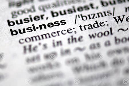 The word business stock photo. Image of learn, dictionary - 7410568