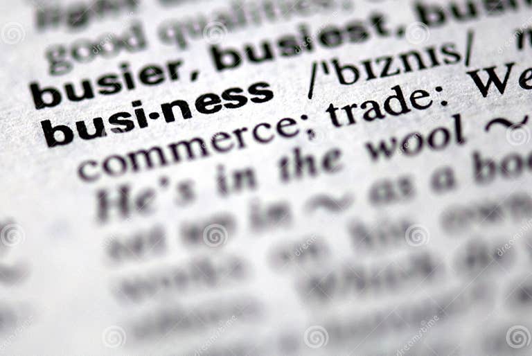 The word business stock photo. Image of learn, dictionary - 7410568