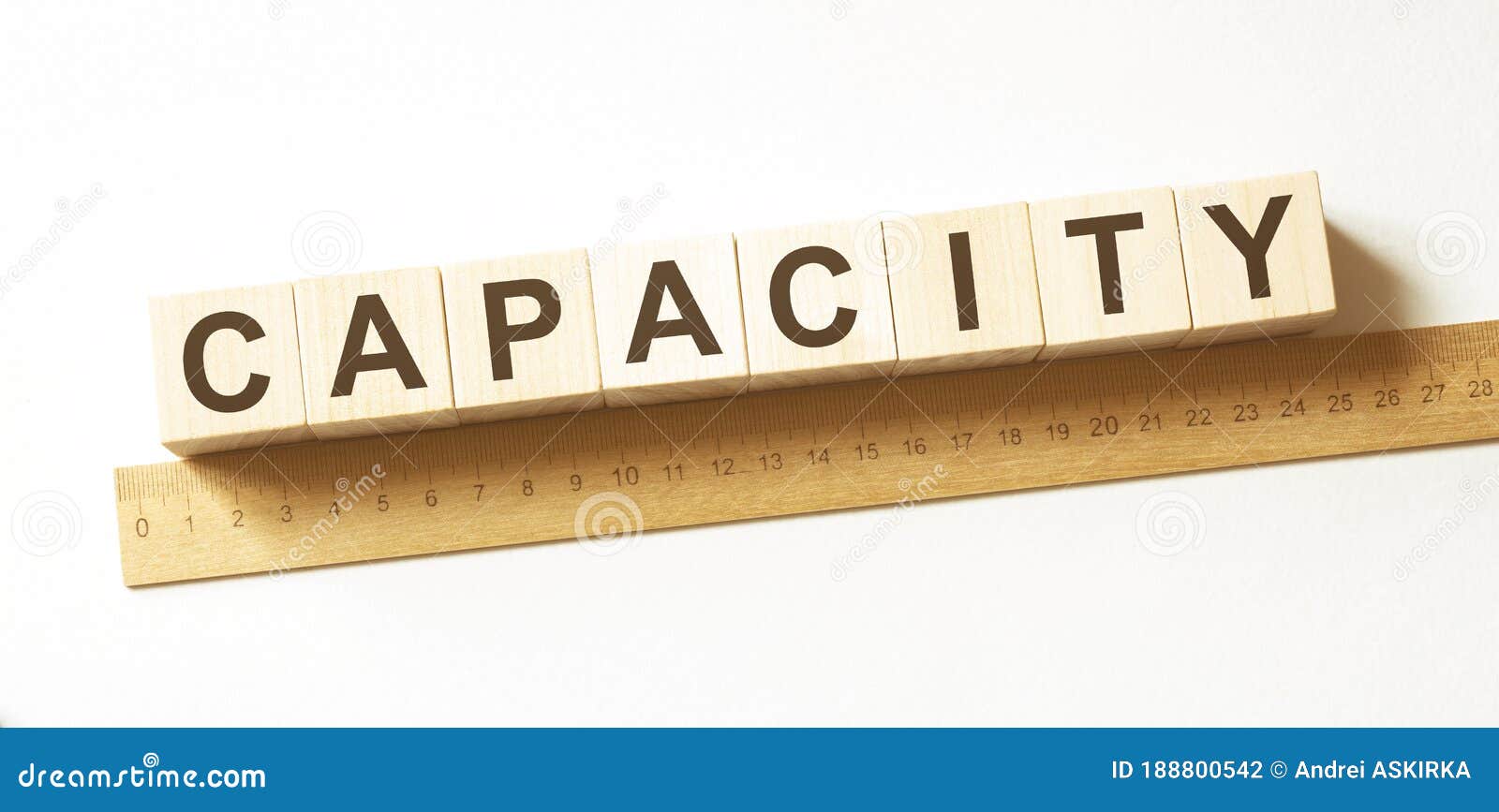 Word CAPACITY Made with Wood Building Blocks Stock Photo - Image of ...