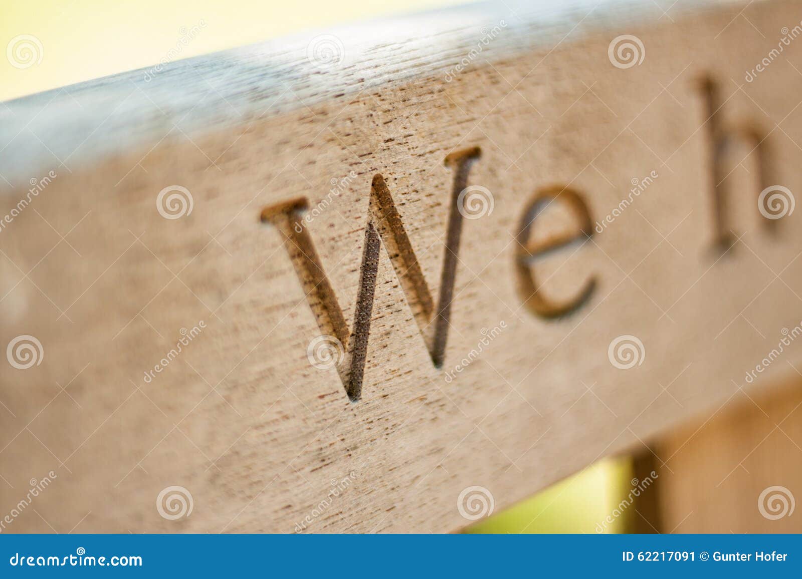 The word we stock image. Image of making, work, carved - 62217091