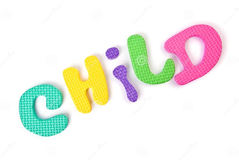 Word Child stock image. Image of text, multi, letter, reading - 8138037