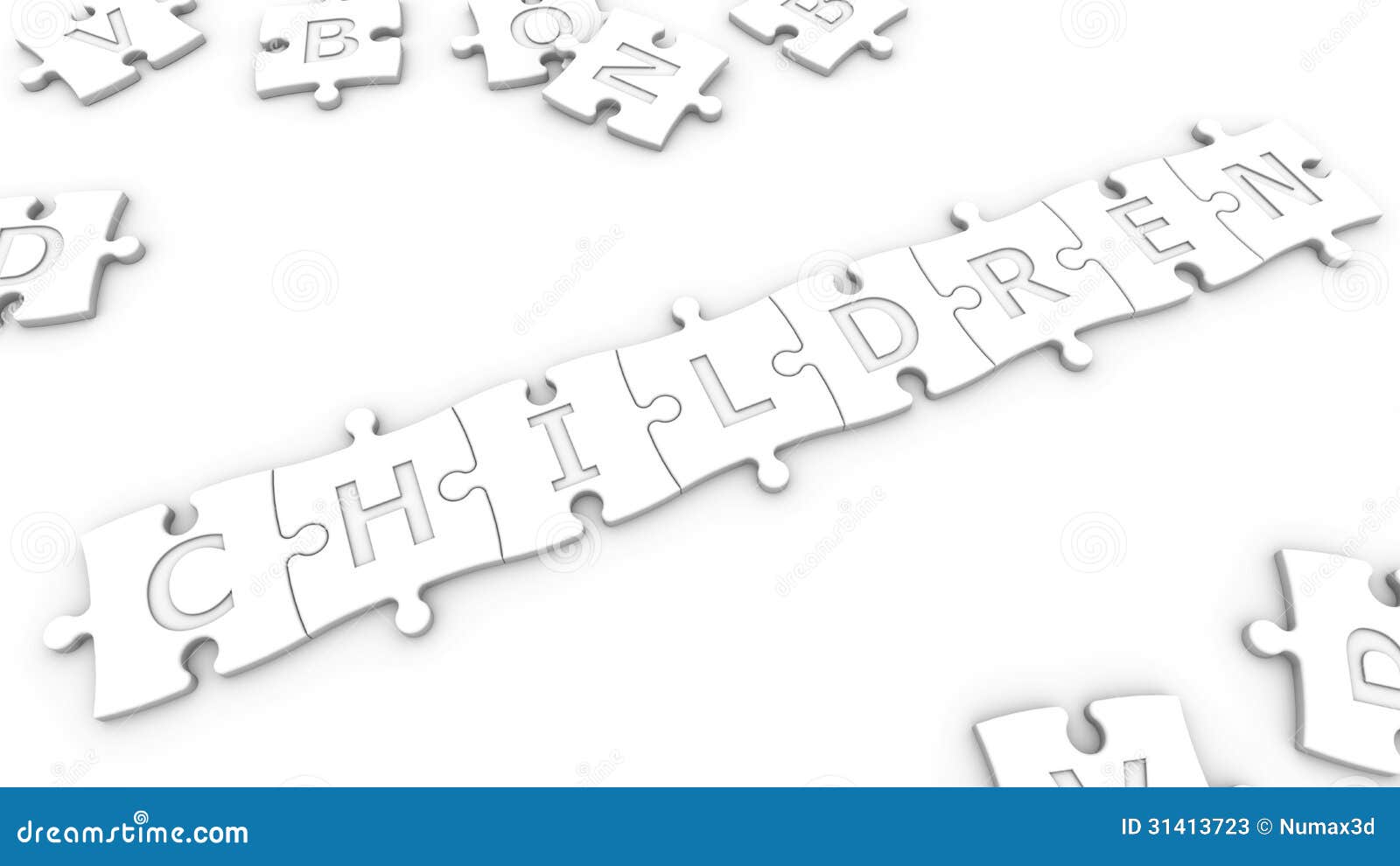 Word children stock illustration. Illustration of writing - 31413723