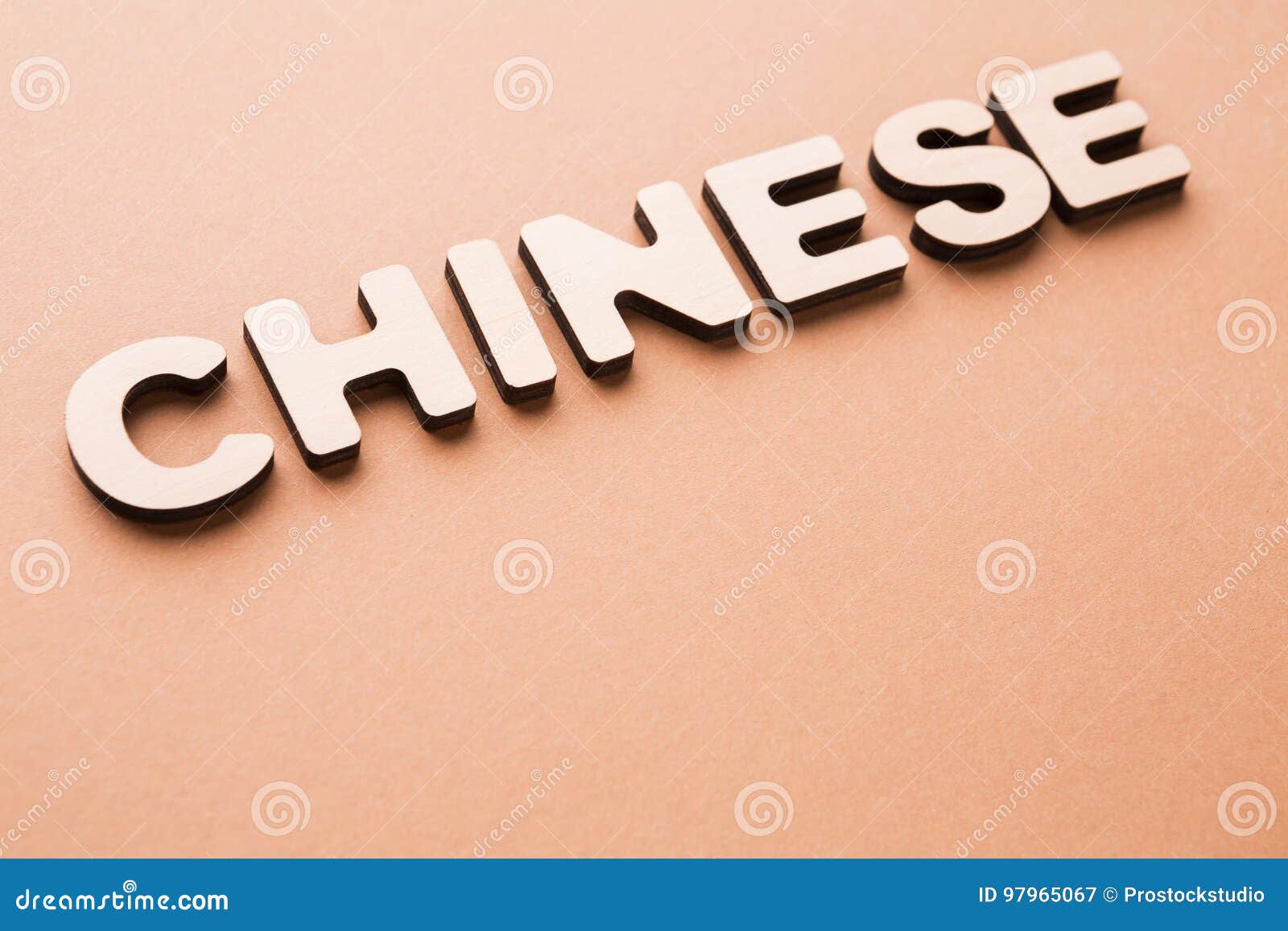 Word Chinese on Beige Background Stock Image - Image of lettering ...