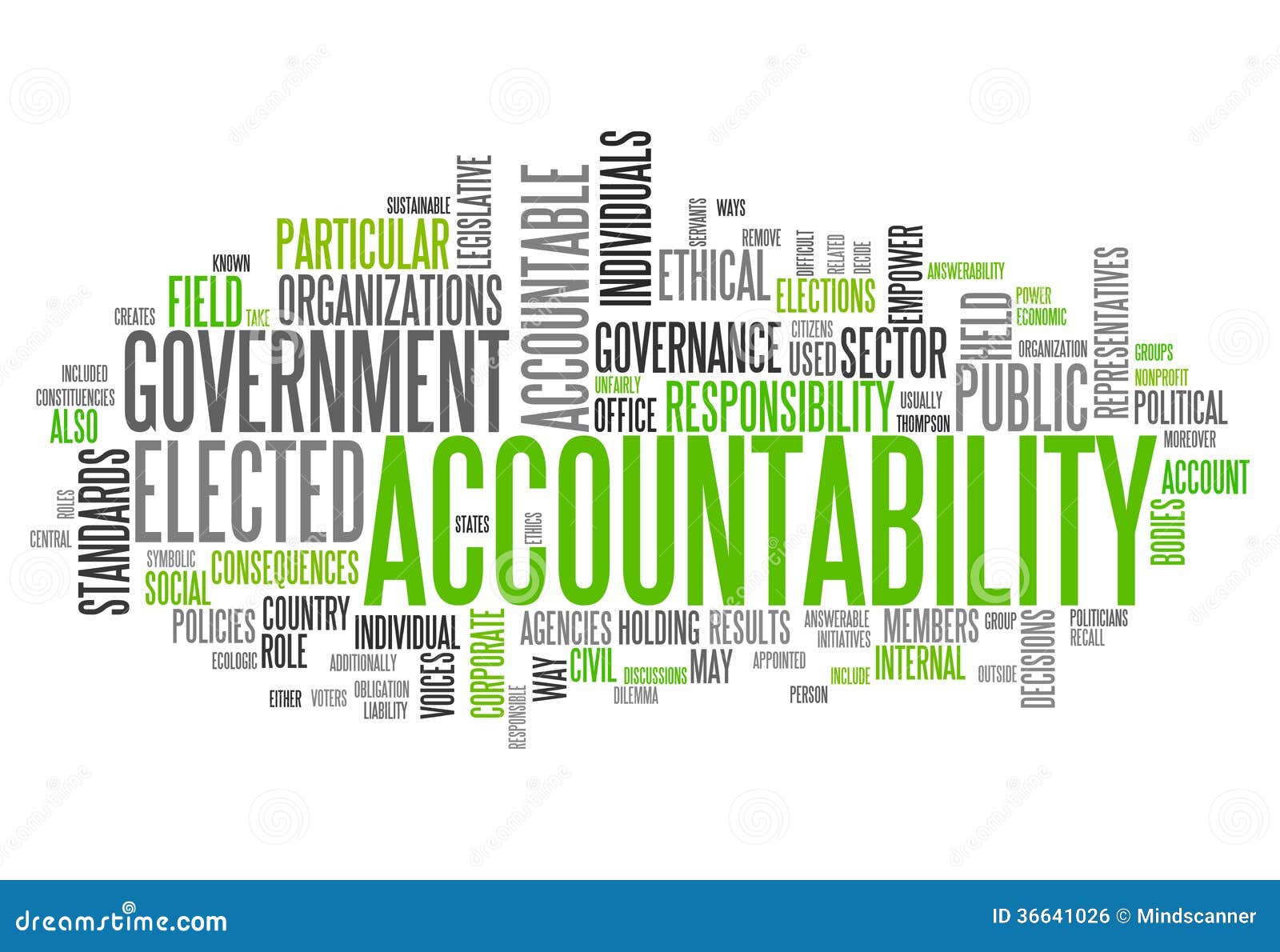 Word Cloud Accountability stock illustration. Illustration of clouds ...