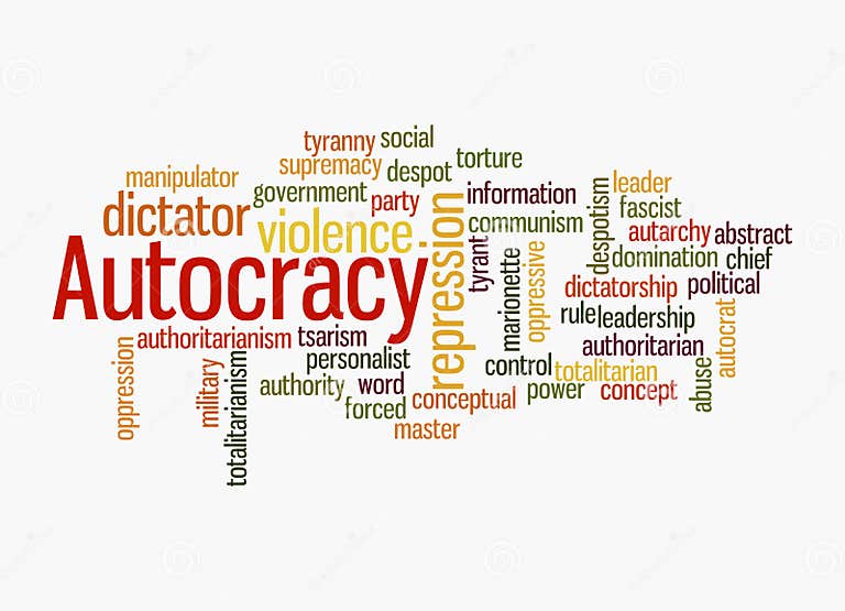 Word Cloud with AUTOCRACY Concept, Isolated on a White Background Stock ... Word Cloud with AUTOCRACY Concept, Isolated on a White Background Stock ...