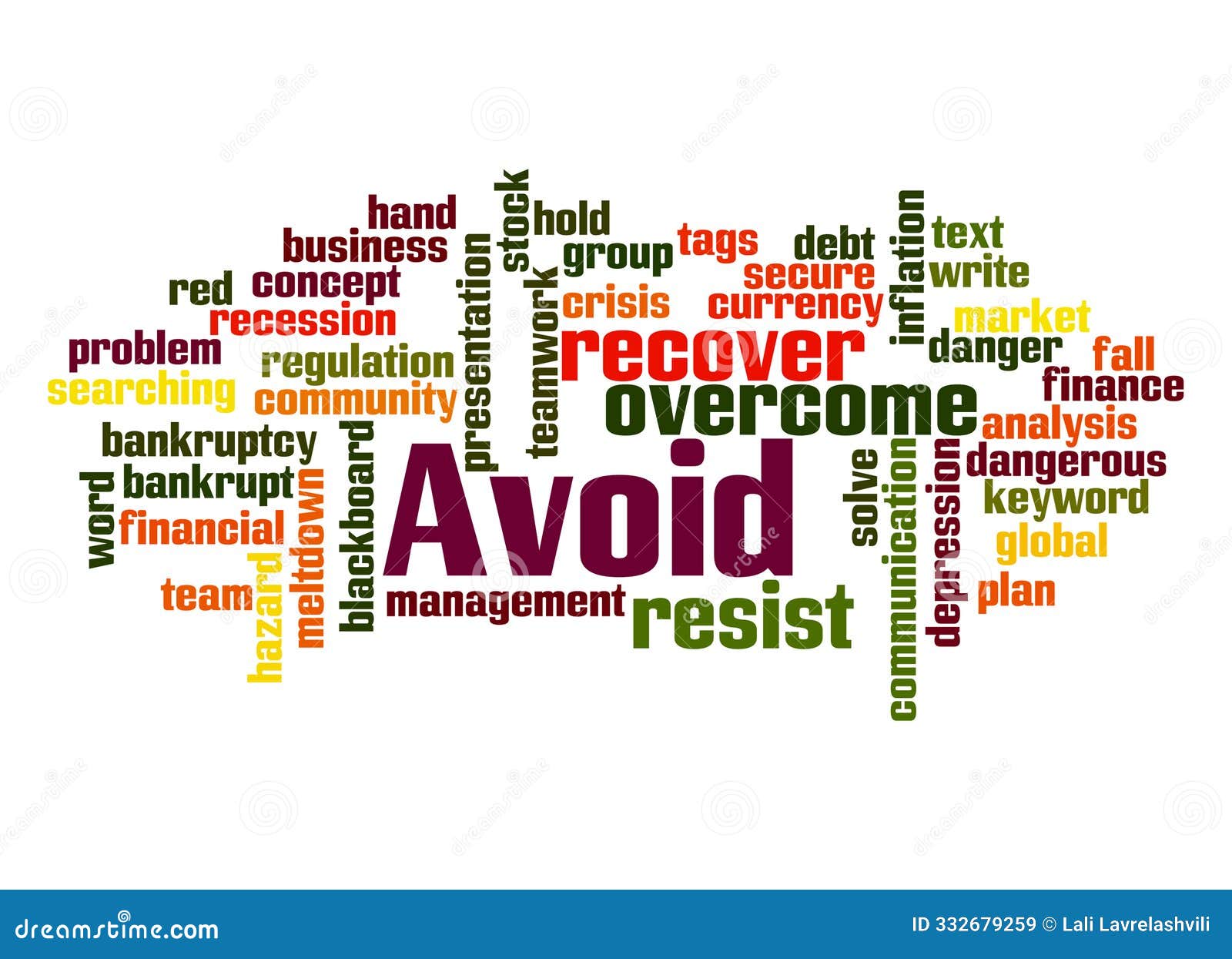 Word Cloud with AVOID Concept Stock Image - Image of community, hand ...