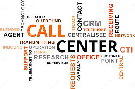 Word cloud - call center stock vector. Illustration of tags - 37236478