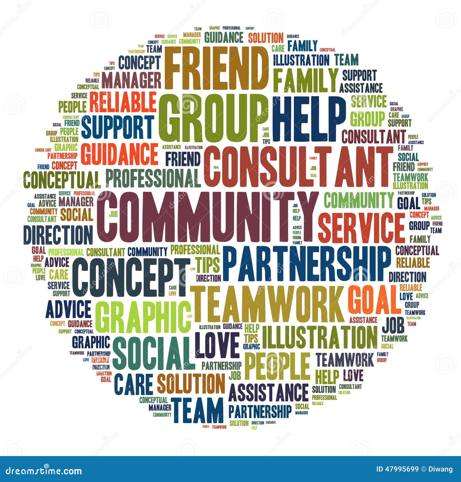 Word cloud - Caring stock illustration. Illustration of solution - 47995699