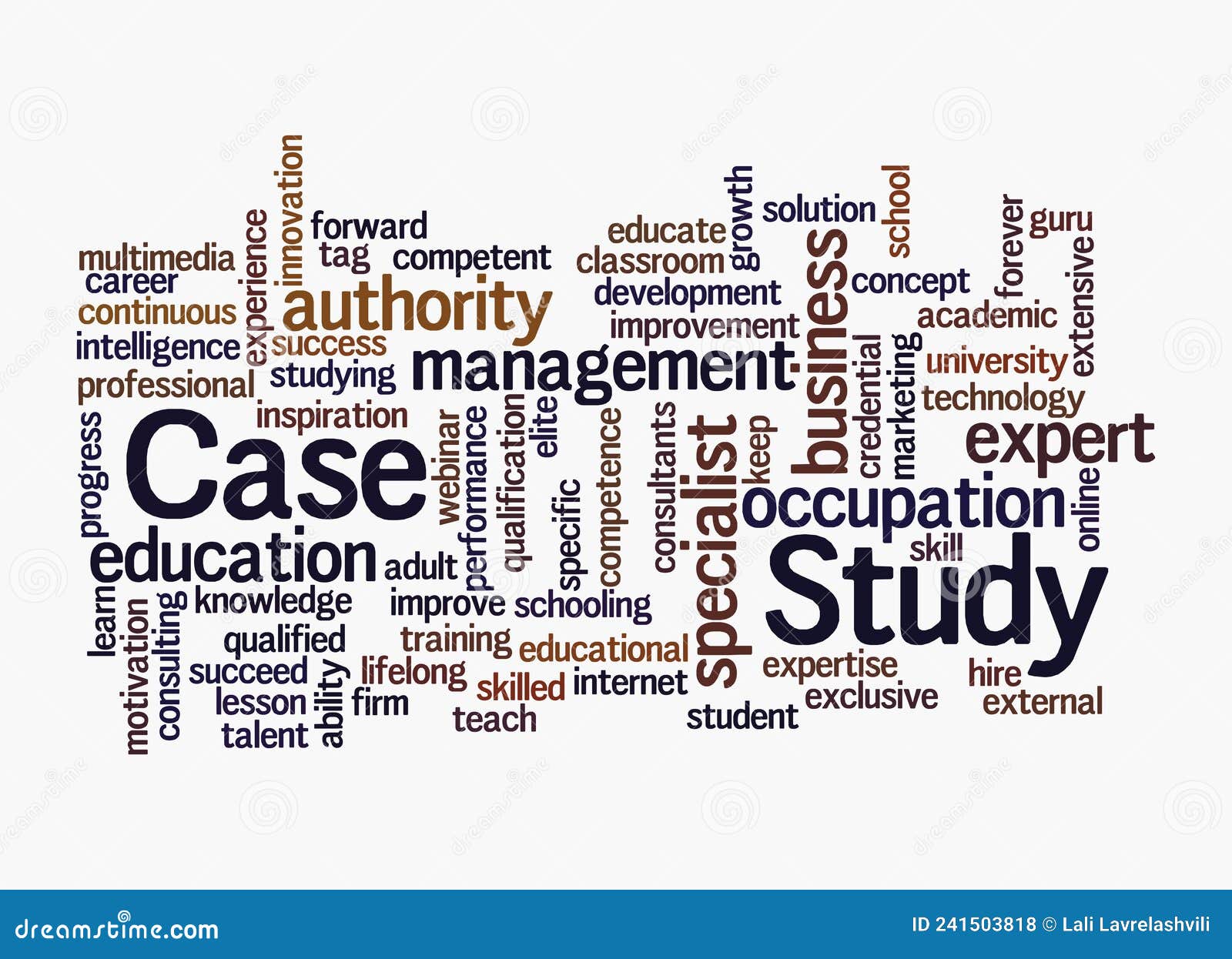 Word Cloud with CASE STUDY Concept, Isolated on a White Background ...