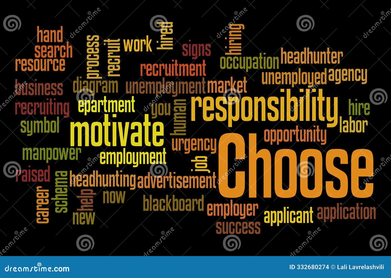 Word Cloud with CHOOSE Concept Stock Illustration - Illustration of ...