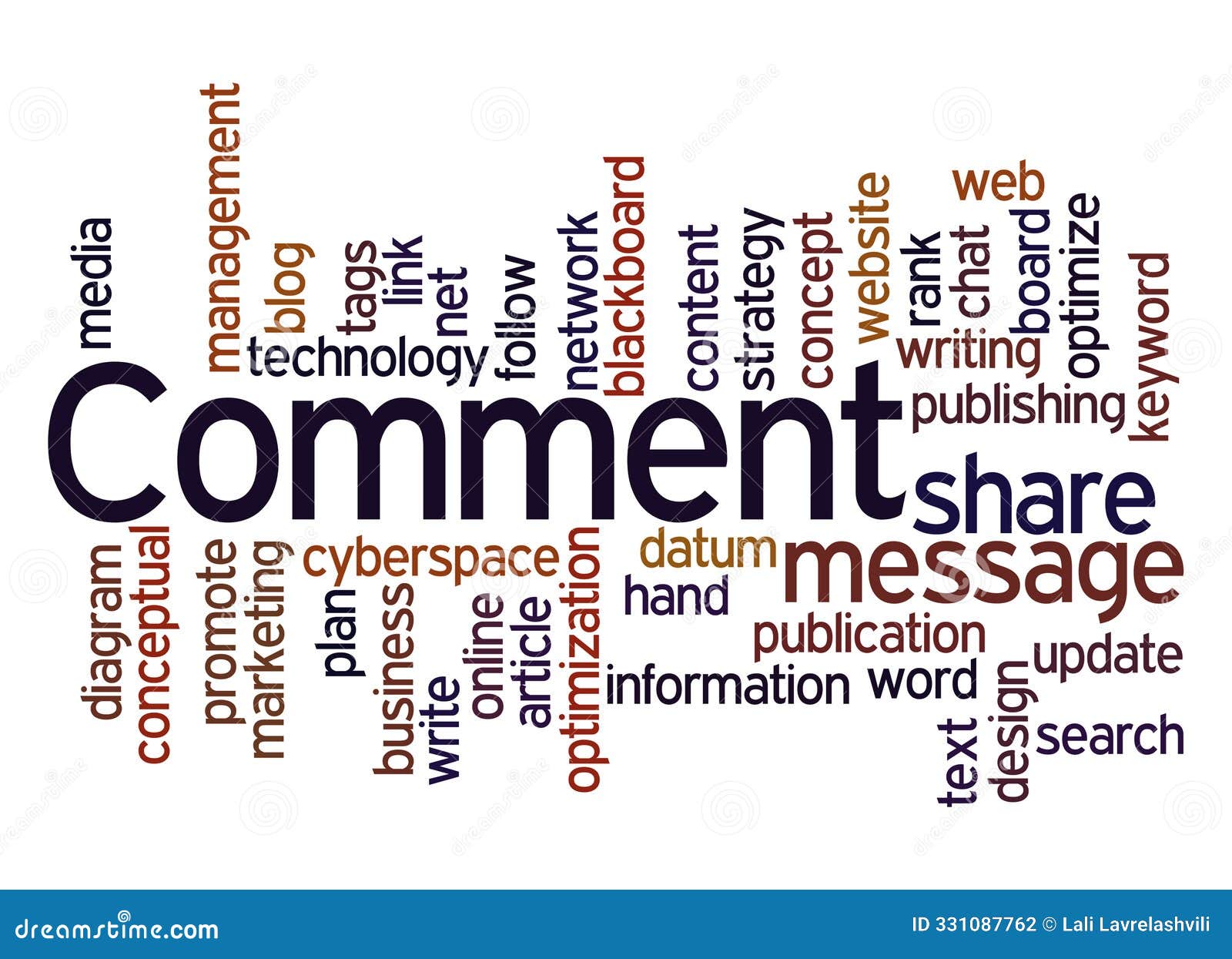 Word Cloud with COMMENT Concept Stock Photo - Image of share, optimize ...