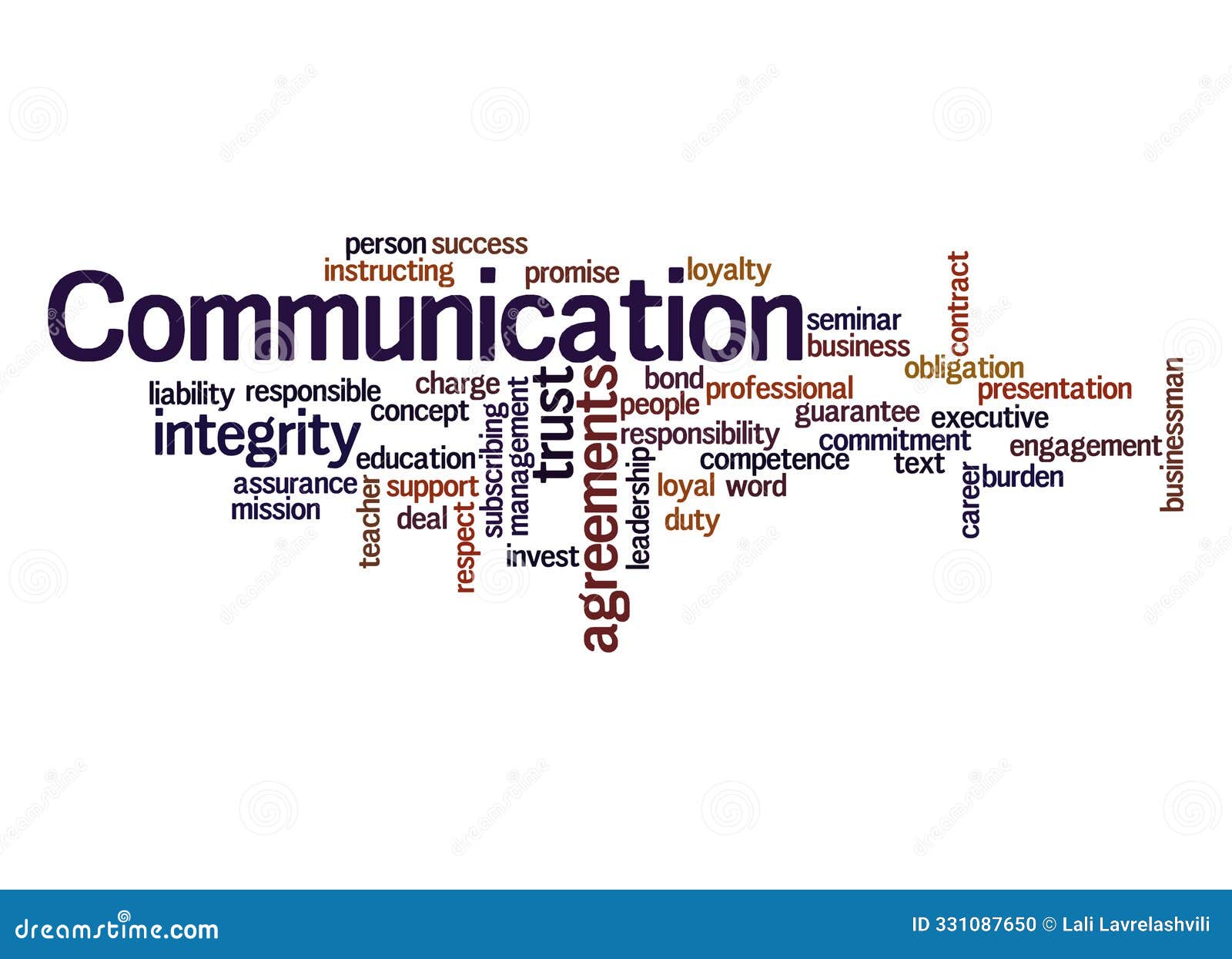 Word Cloud with COMMUNICATION Concept Stock Photo - Image of concept, bond: 331087650