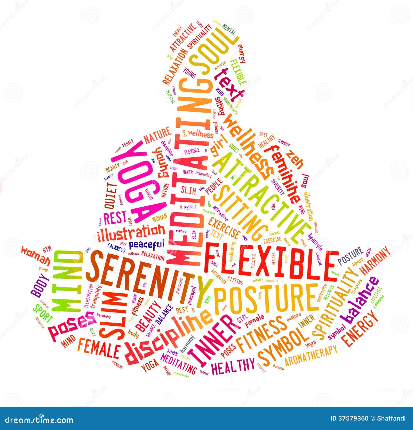 Word Cloud Composed in the Shape of a Man Doing Yoga Meditation Stock ... Word Cloud Composed in the Shape of a Man Doing Yoga Meditation Stock ...