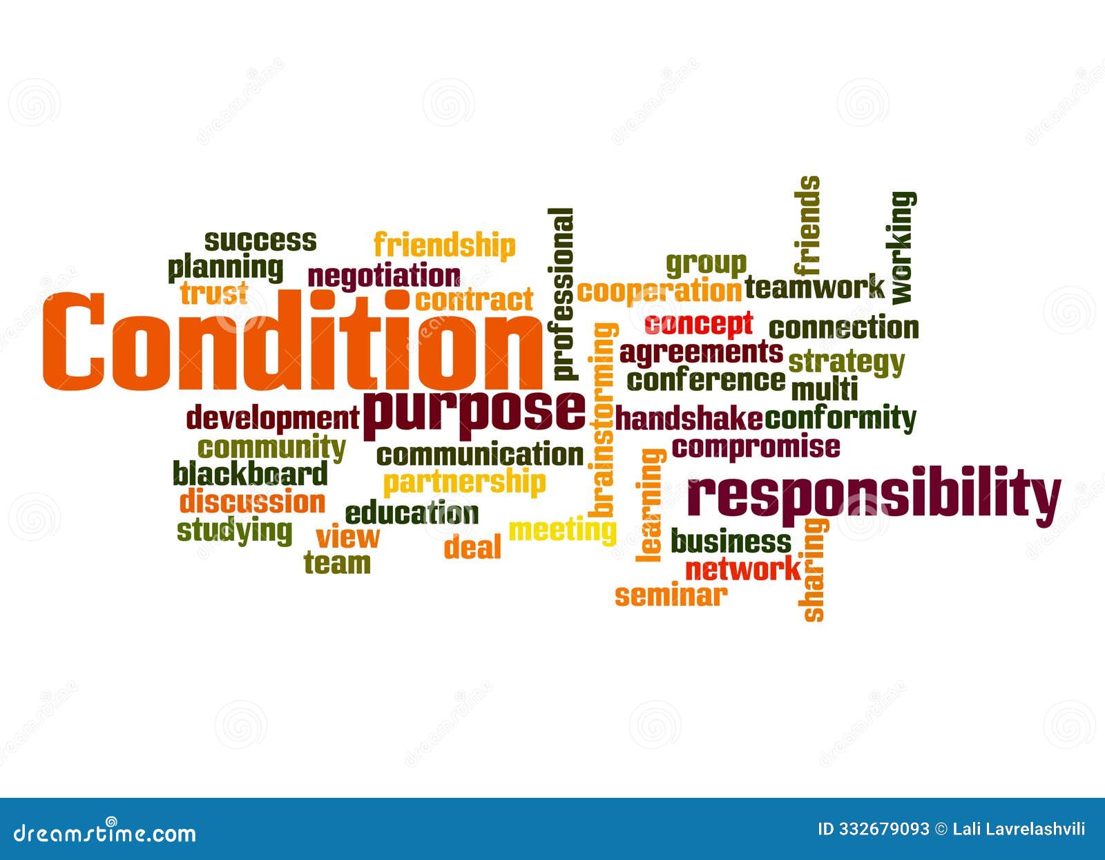 Word Cloud with CONDITION Concept Stock Illustration - Illustration of ...