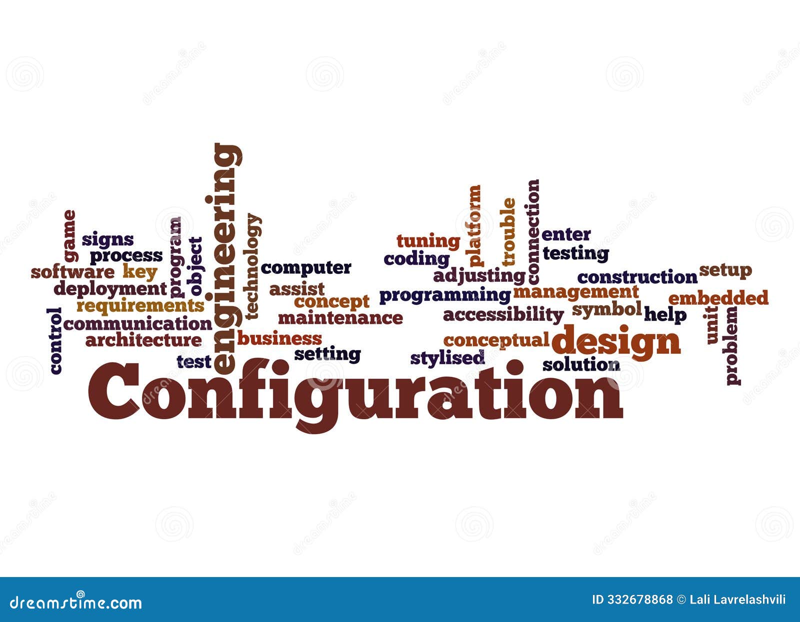 Word Cloud with CONFIGURATION Concept Stock Photo - Image of ...
