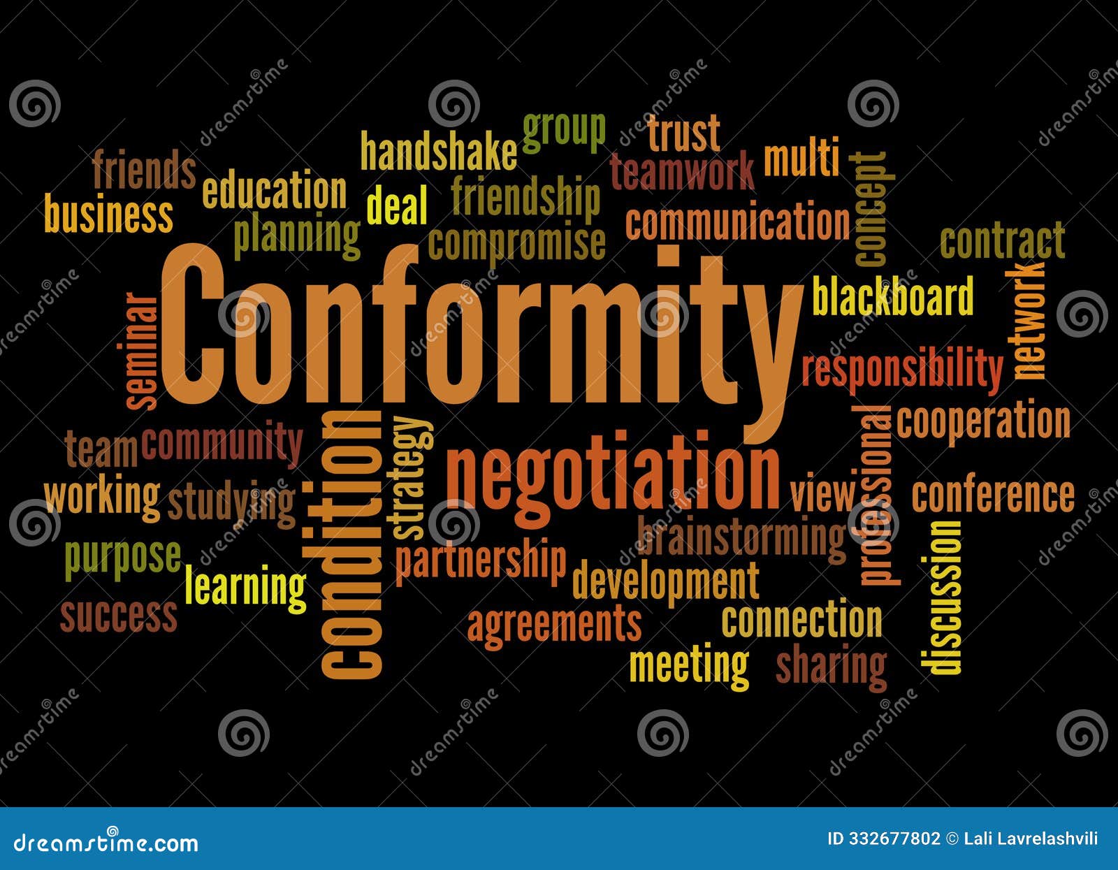 Word Cloud with CONFORMITY Concept Stock Photo - Image of condition ...