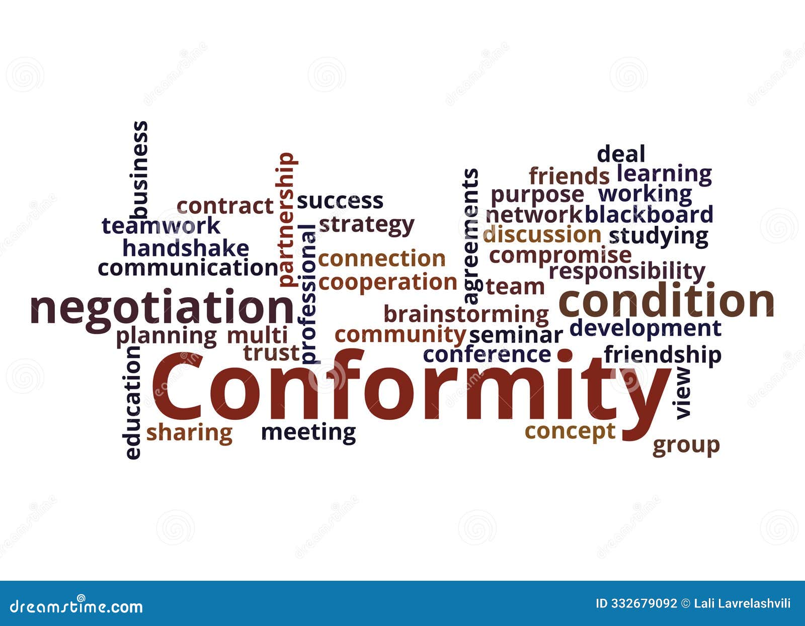 Word Cloud with CONFORMITY Concept Stock Photo - Image of brainstorming ...