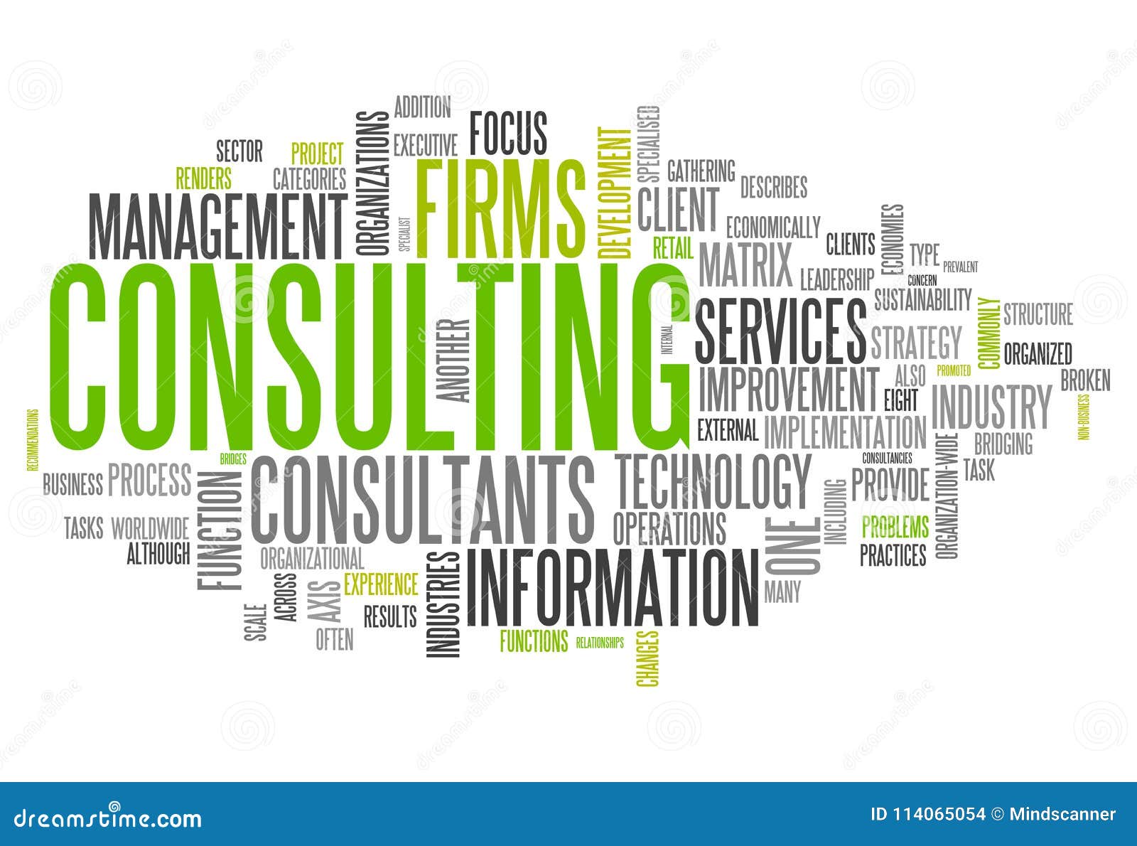 Word Cloud Consulting stock illustration. Illustration of keywords ...