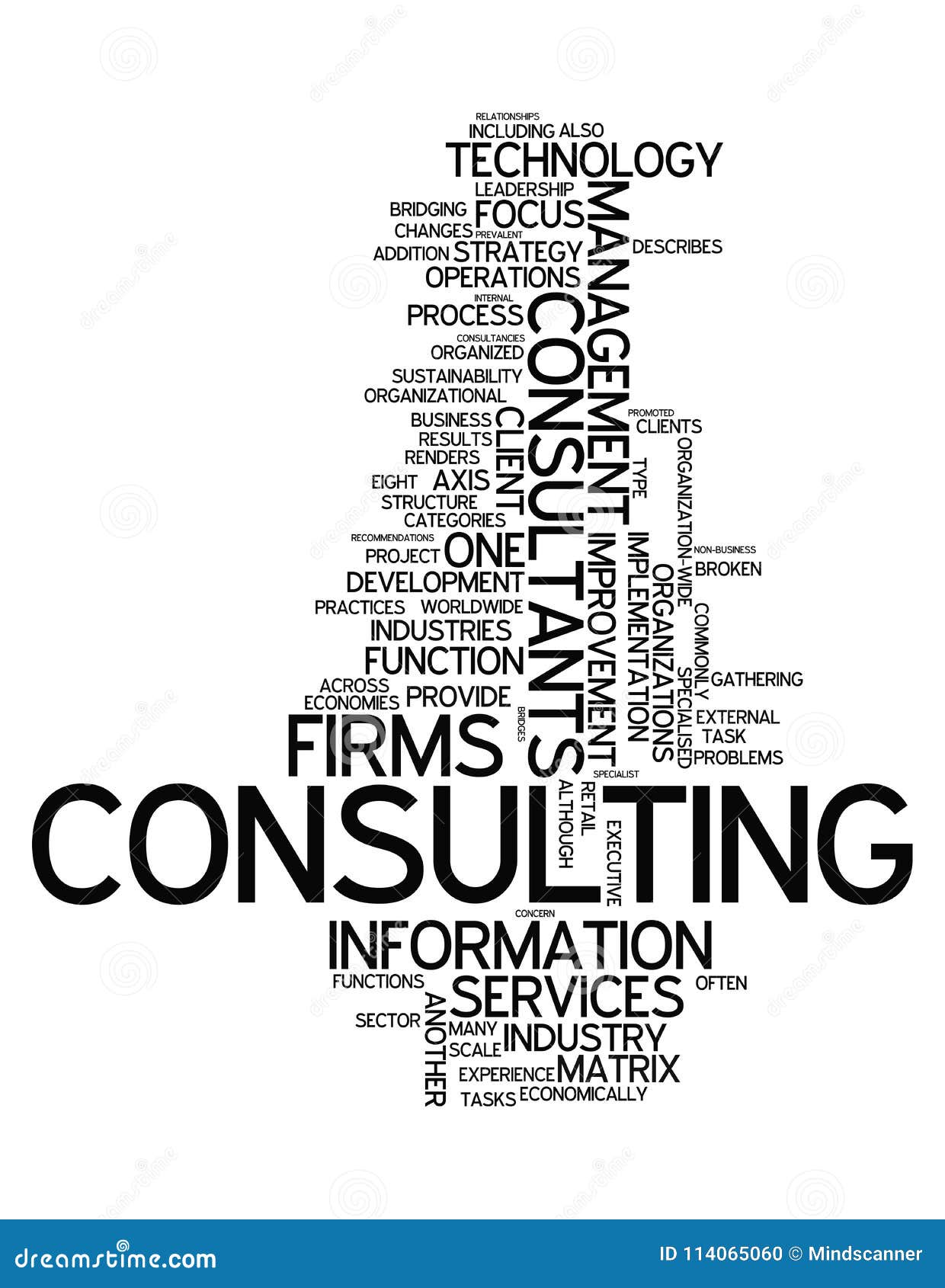 Word Cloud Consulting stock illustration. Illustration of analysis ...