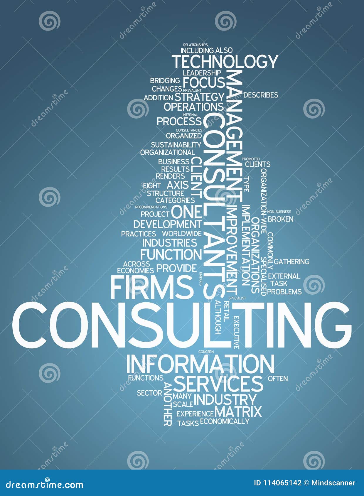 Word Cloud Consulting stock illustration. Illustration of development ...