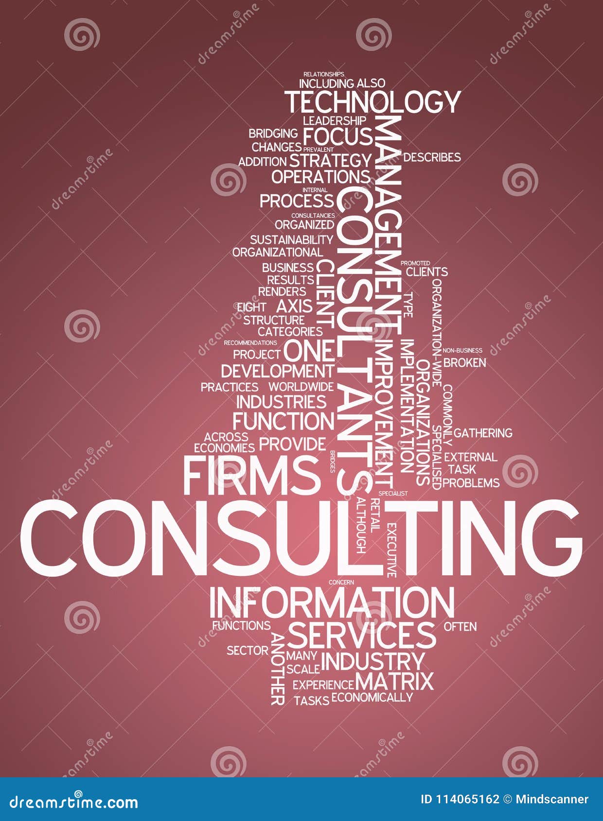 Word Cloud Consulting stock illustration. Illustration of cloud - 114065162