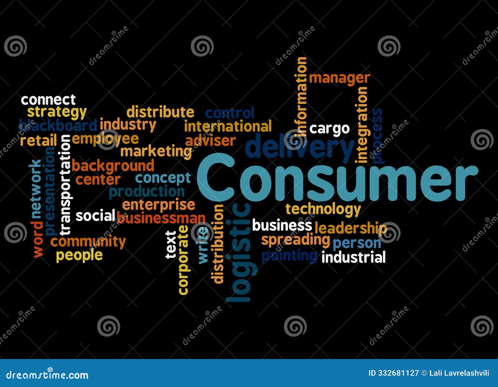 Word Cloud with CONSUMER Concept Stock Illustration - Illustration of ...