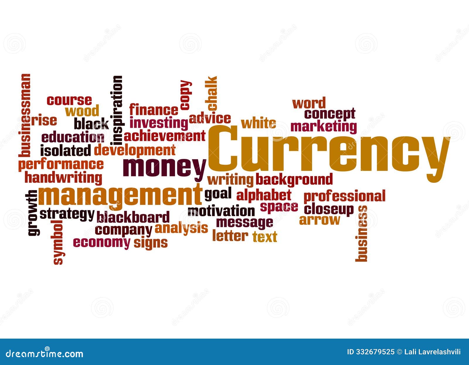 Word Cloud with CURRENCY Concept Stock Illustration - Illustration of ...