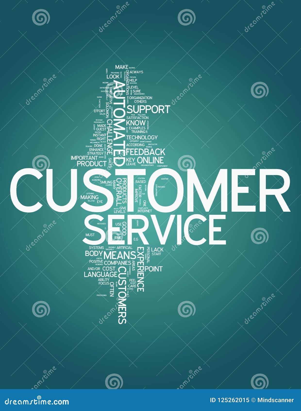 Word Cloud Customer Service Stock Illustration - Illustration of ...