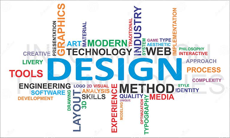 Word cloud - design stock vector. Illustration of concept - 27404742