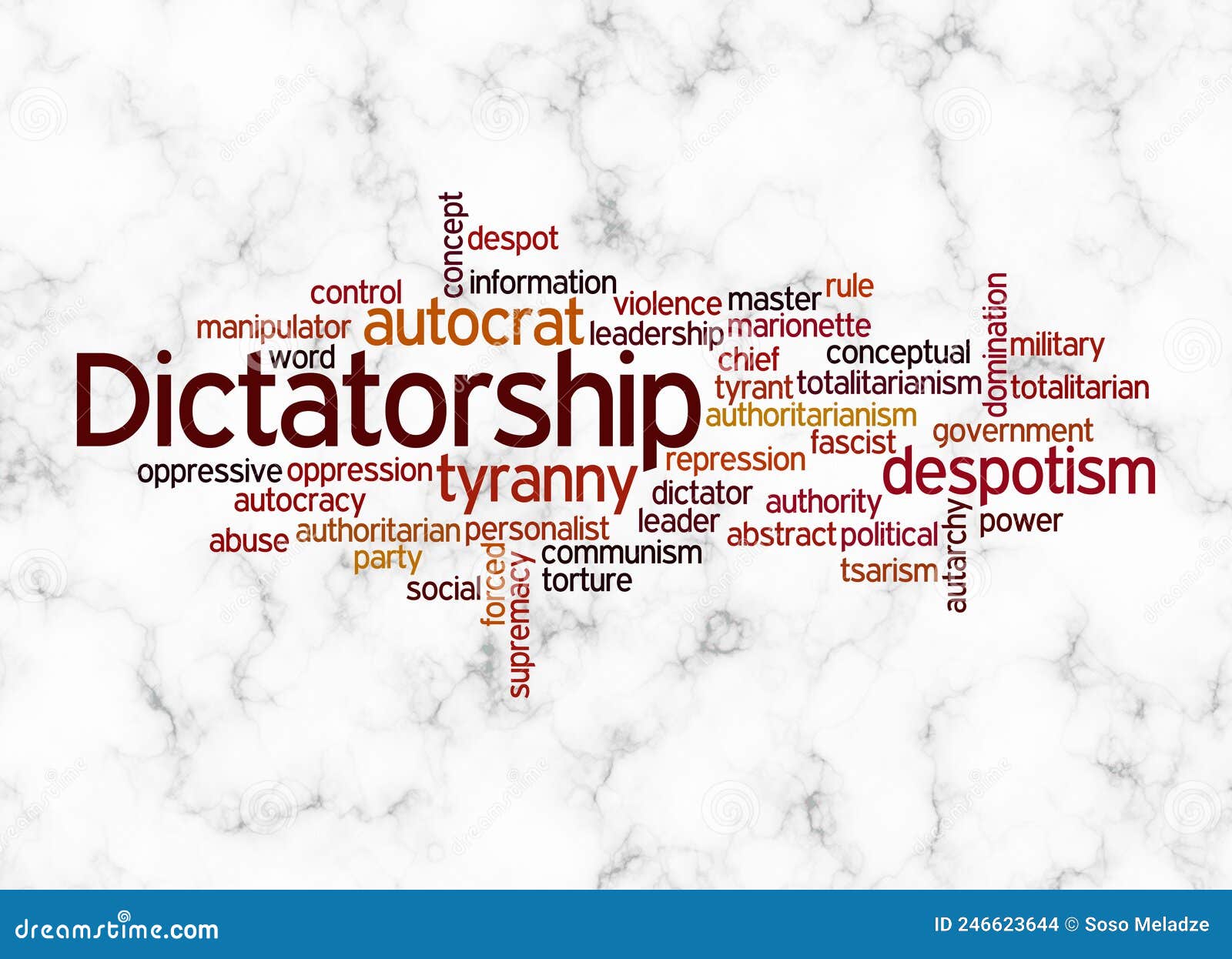Dictatorship Word Cloud Vector Illustration | CartoonDealer.com #260174140
