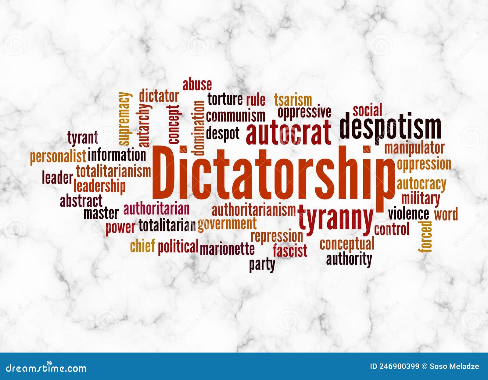 Dictatorship Word Cloud Vector Illustration | CartoonDealer.com #260174140