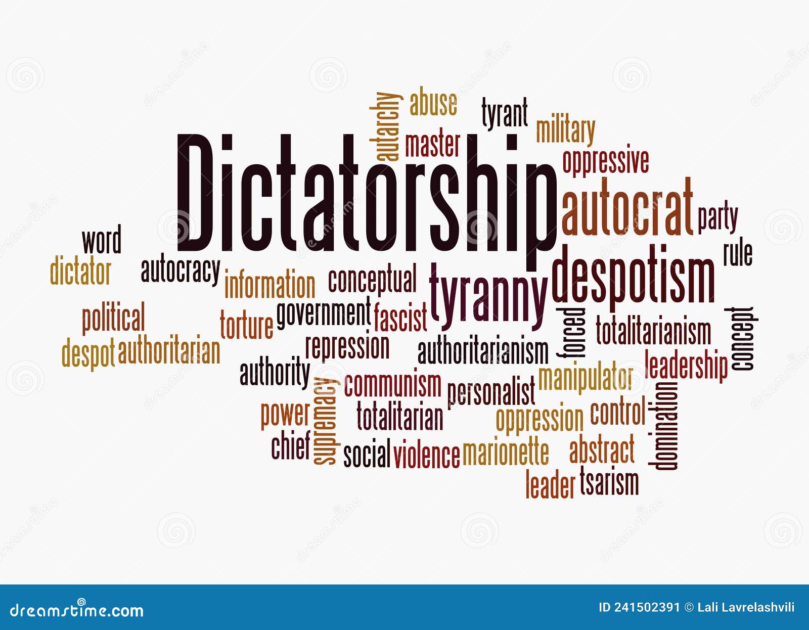 Dictatorship Word Cloud Vector Illustration | CartoonDealer.com #260174140