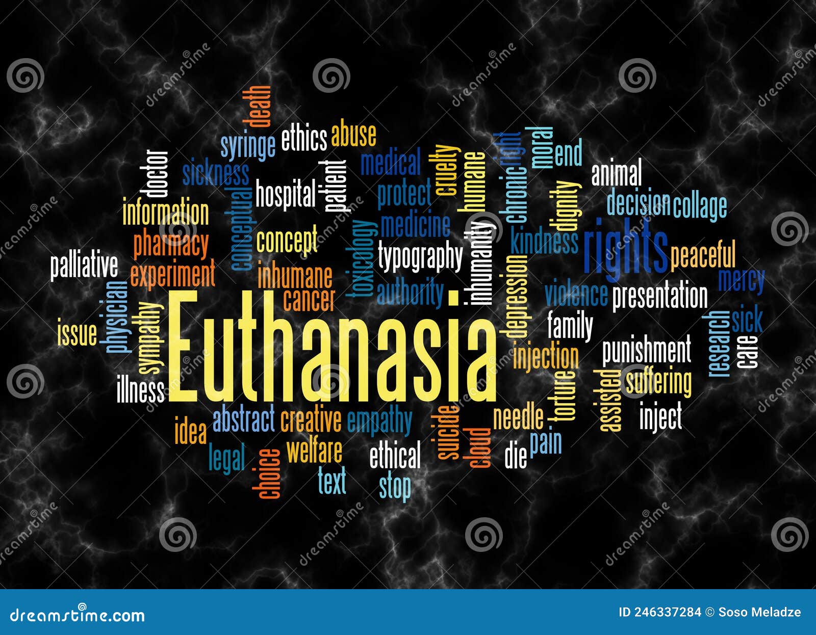 Euthanasia Word Concept. Royalty-Free Stock Photography | CartoonDealer ...