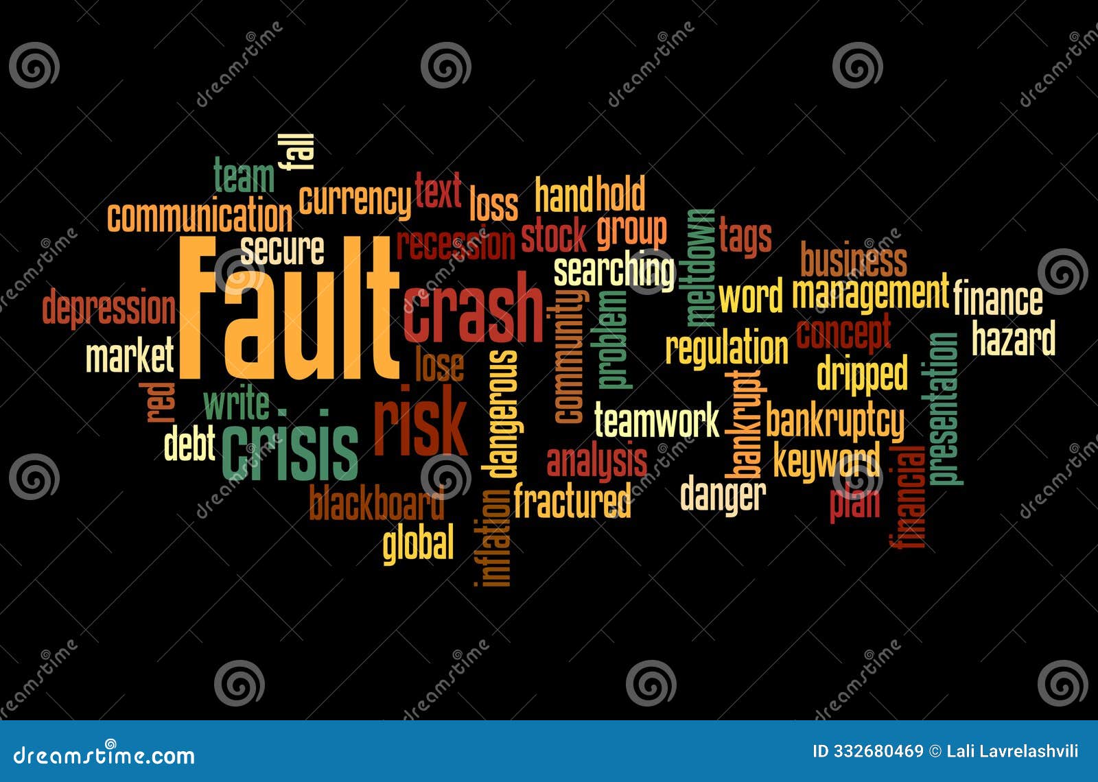Word Cloud with FAULT Concept Stock Image - Image of blackboard ...