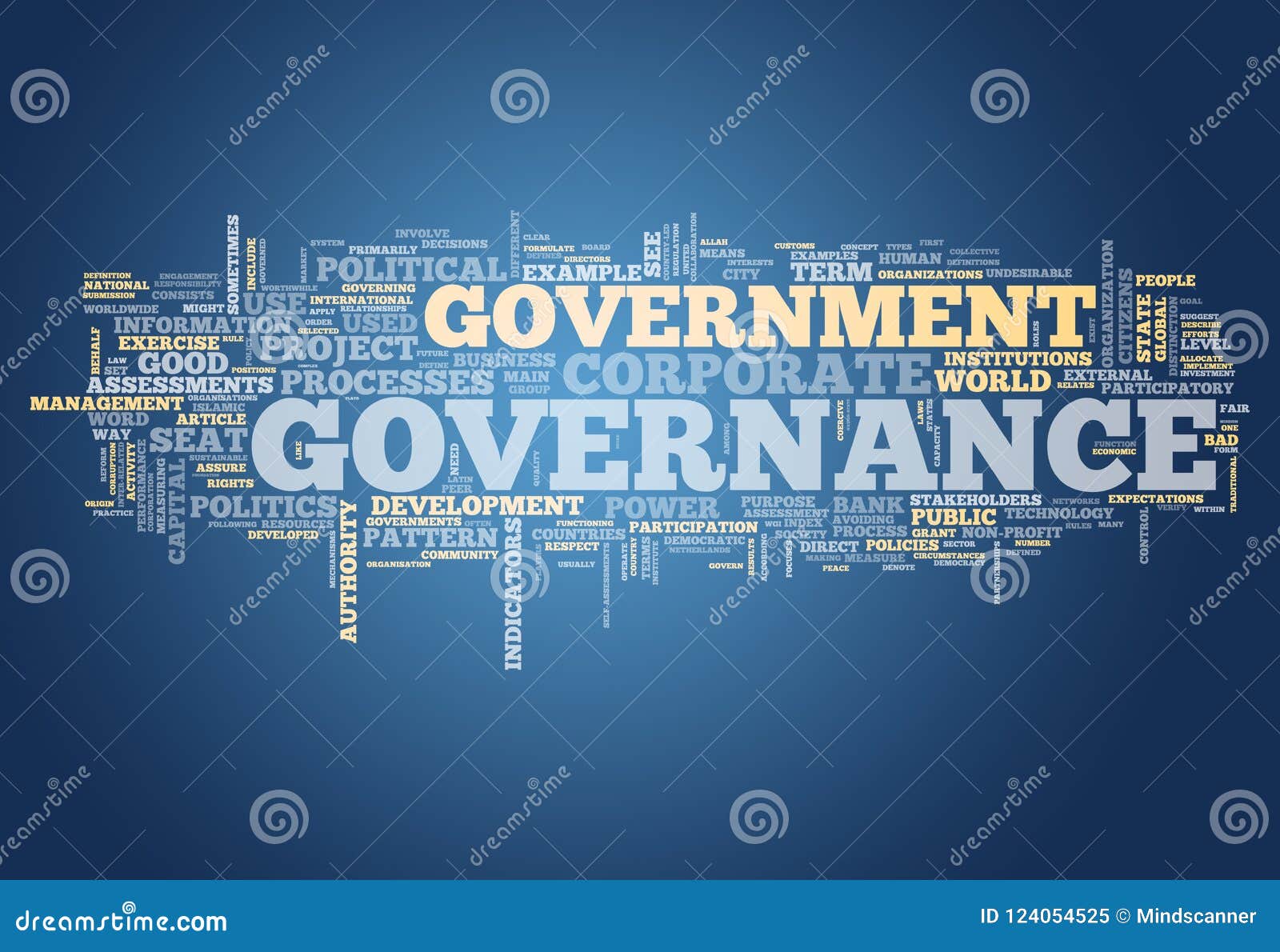 Word Cloud Governance stock illustration. Illustration of clouds ...