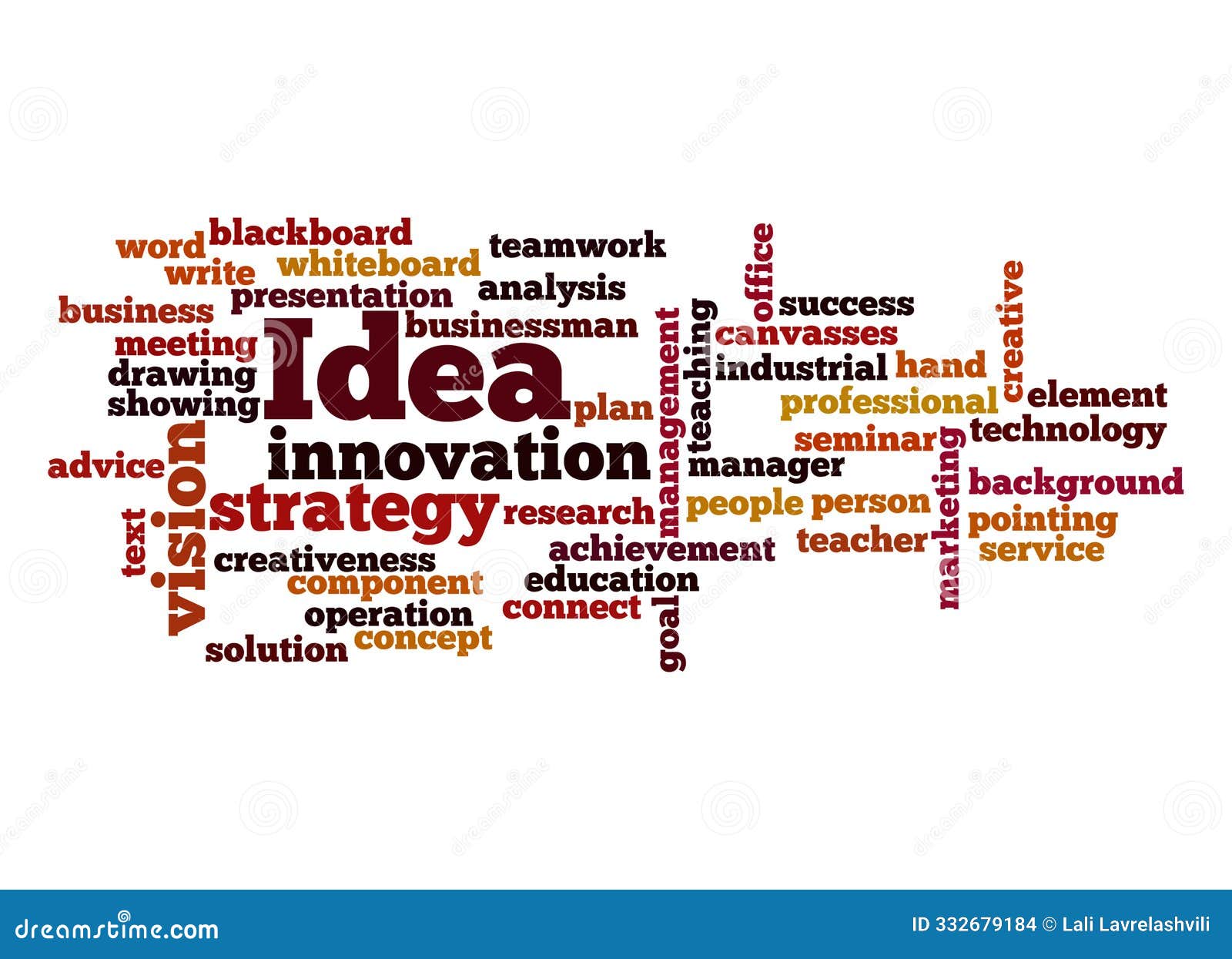 Word Cloud with IDEA Concept Stock Photo - Image of hand, advice: 332679184