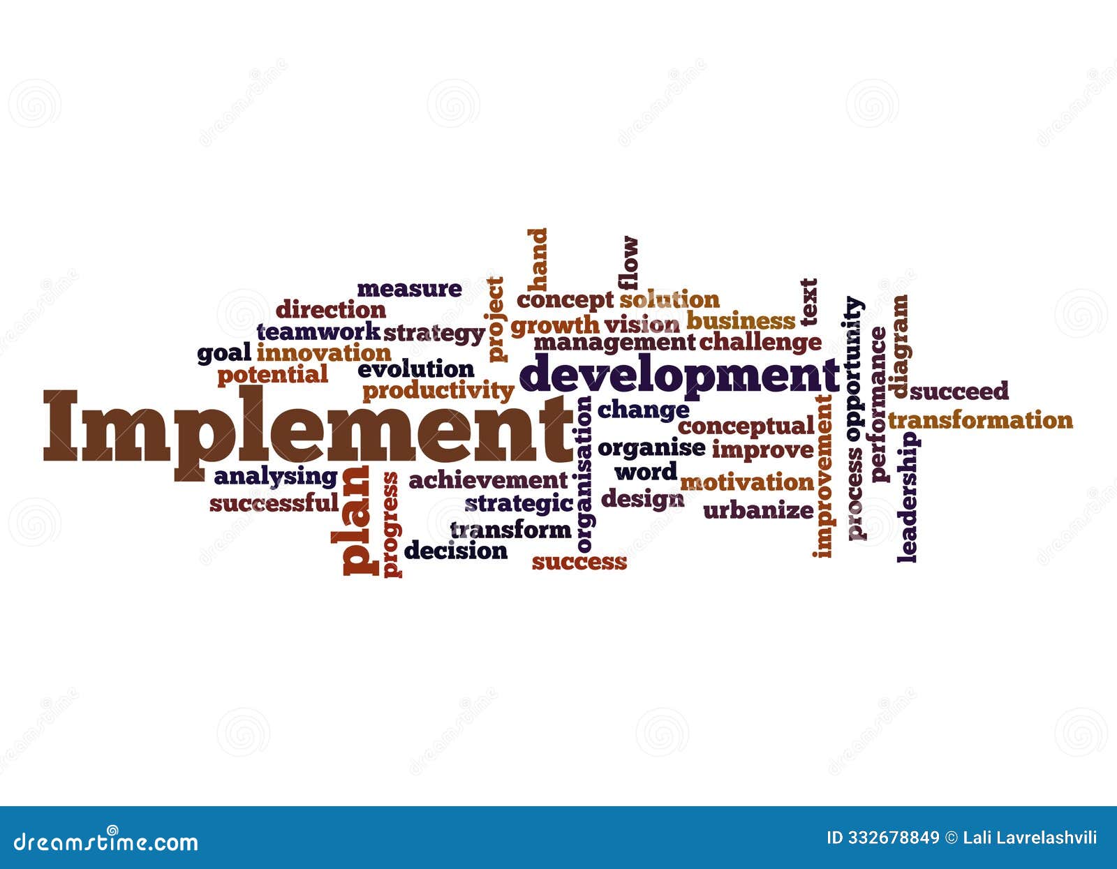 Implement QMS Concept Icon Vector Illustration | CartoonDealer.com ...